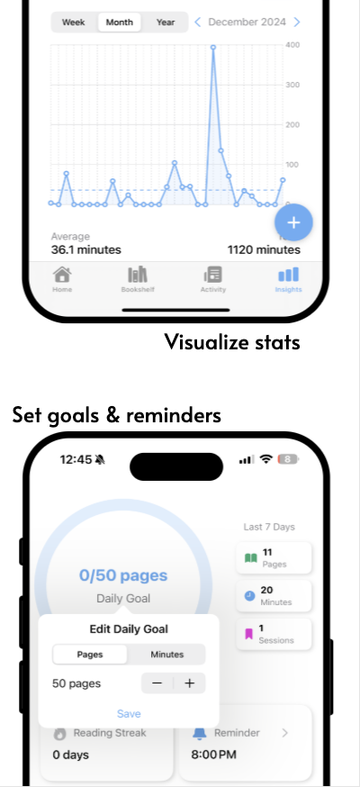 Bookends - Social Reading App, Habit & Book Tracker
